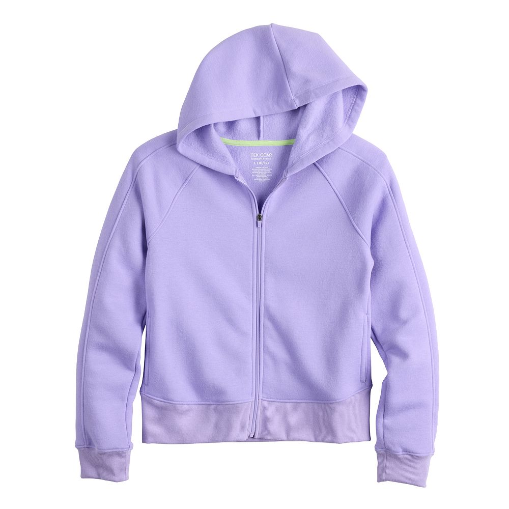 Girls 7-20 Tek Gear® Ultrasoft Fleece Full-Zip Hoodie in Regular & Plus
