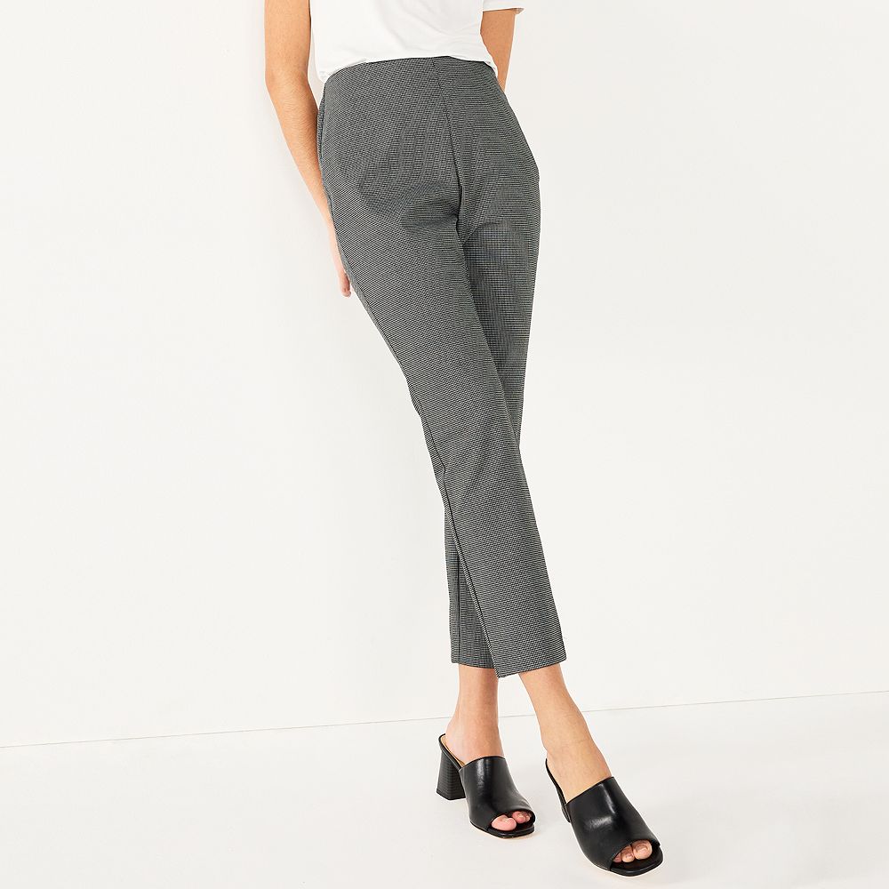 Women's Nine West Side Zip High-Waisted Skinny Ankle Pants