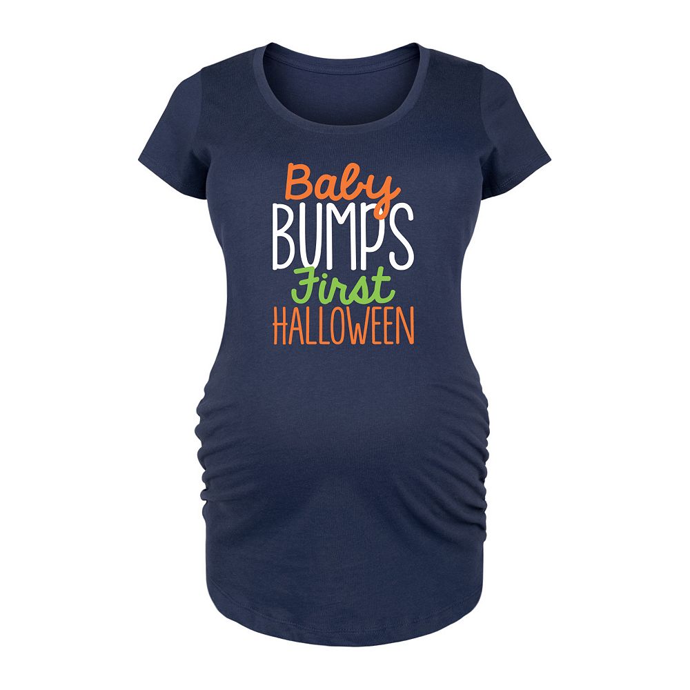 Maternity Baby Bumps First Halloween Graphic Tee
