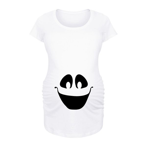 Maternity Ghost Face Graphic Tee