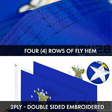 G128 Combo Set: American Emb 210D BG 1PK AND US Army Embroidered Double ...