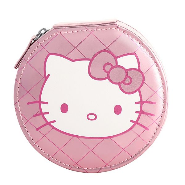 Kids' Hello Kitty Round Zip-Around Jewelry Storage Case