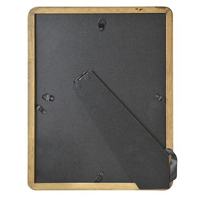 Belle Maison 5" x 7" Rounded Corners Dark Brown Wood Tabletop Frame