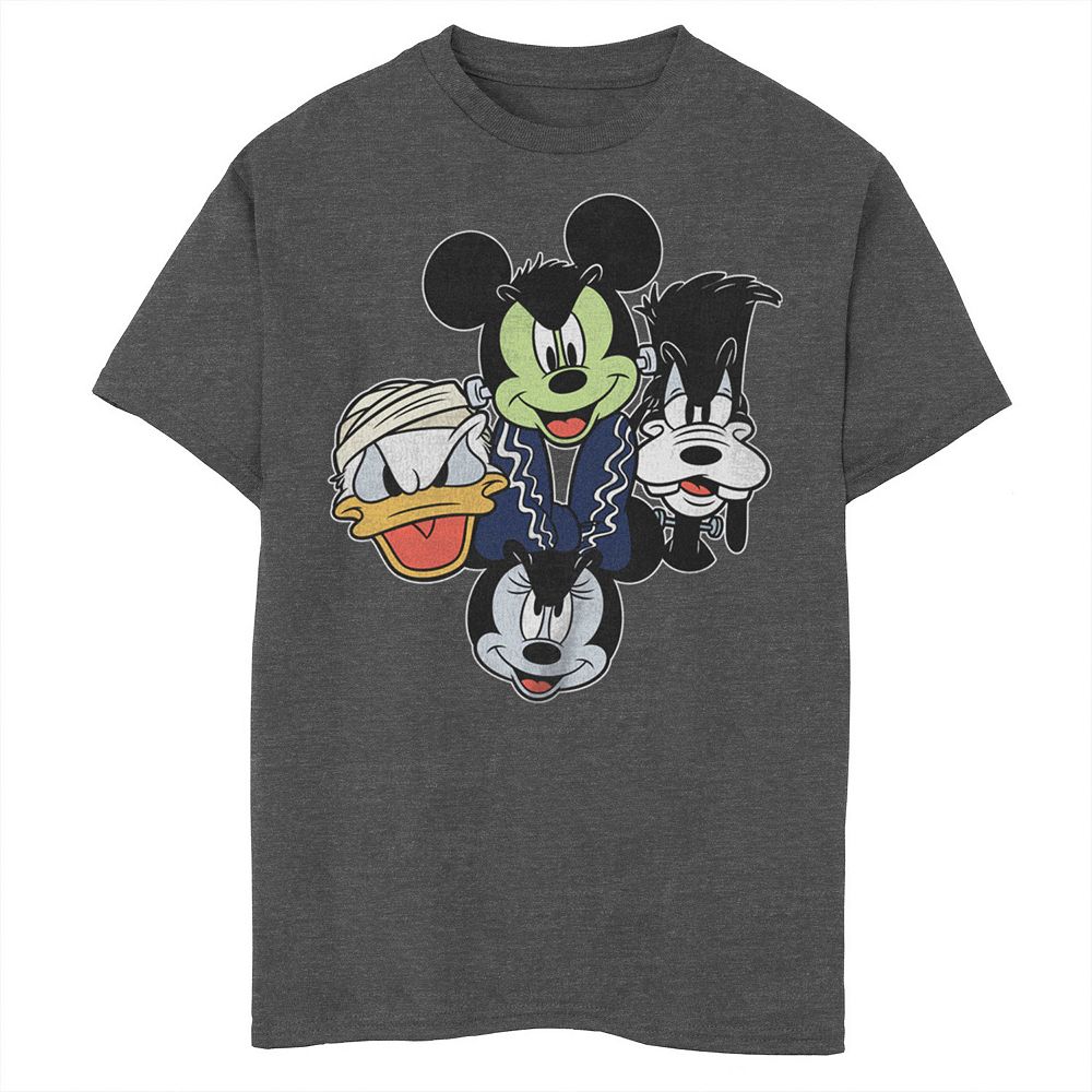 Disney's Mickey Mouse Boys And Friends Halloween Heads Tee