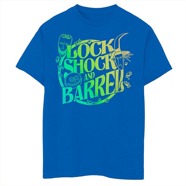 Disney's The Nightmare Before Christmas Boys Lock Shock And Barrel Tee
