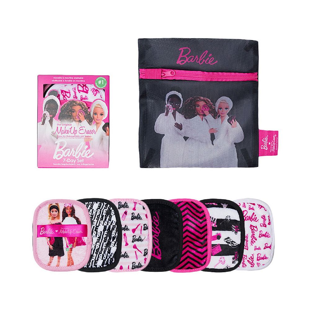 The Original MakeUp Eraser Barbie 7-Day Set Reusable Makeup Wipes