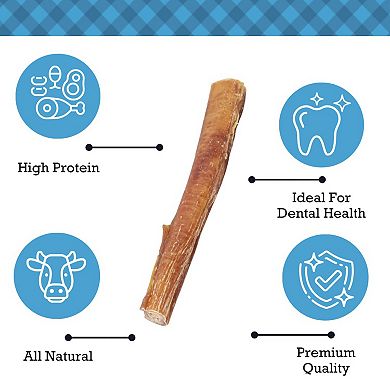 Country Living All-Natural Beef Bully Stick Dog Treats 6" Standard (10 ...