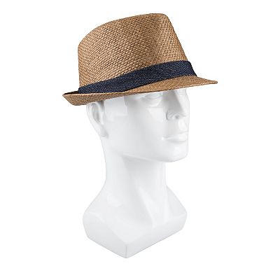 Men's Levi's® Signature Red Tab Denim Straw Fedora Hat