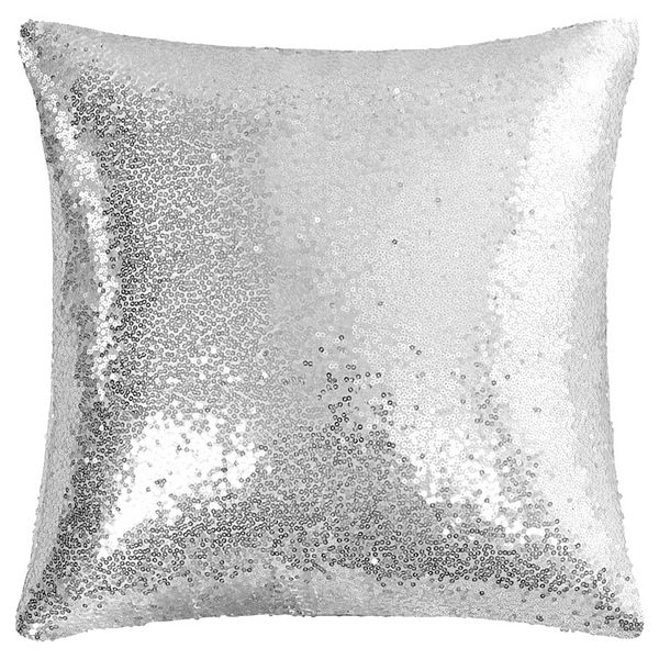 Decorative Square Shiny Sparkling Comfy Sequin Throw Couch Pillow Cover ...
