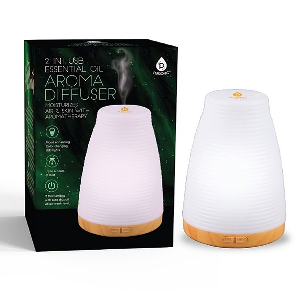 Pursonic Essential Oil USB Diffuser for Aromatherapy and Home Décor