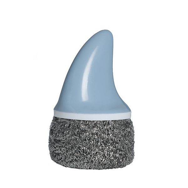 Cute Shark-Fin Pan Scrubber (with 4 scrub refills)