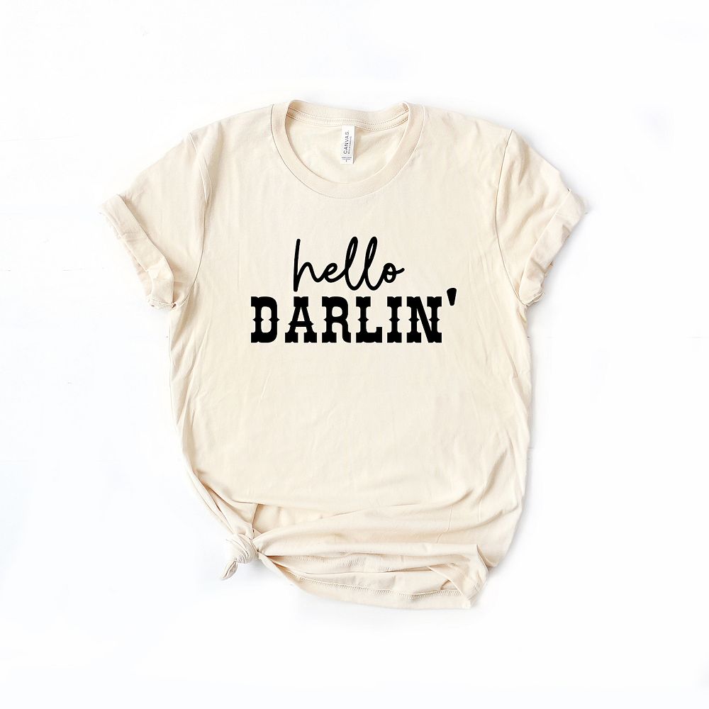 Hello Darlin' Short Sleeve Graphic Tee
