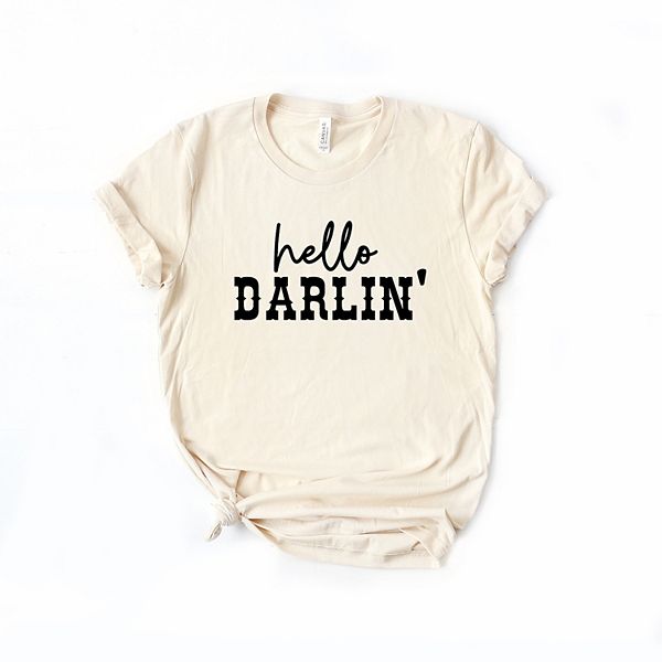 Hello Darlin' Short Sleeve Graphic Tee