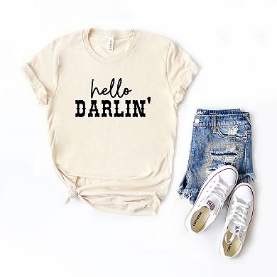 Hello Darlin' Short Sleeve Graphic Tee