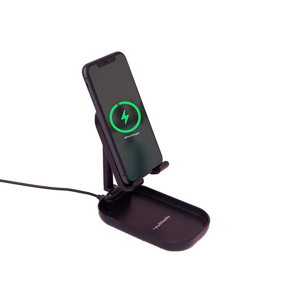 Deluxe Foldable Cell Phone Charger Stand & iPad Holder