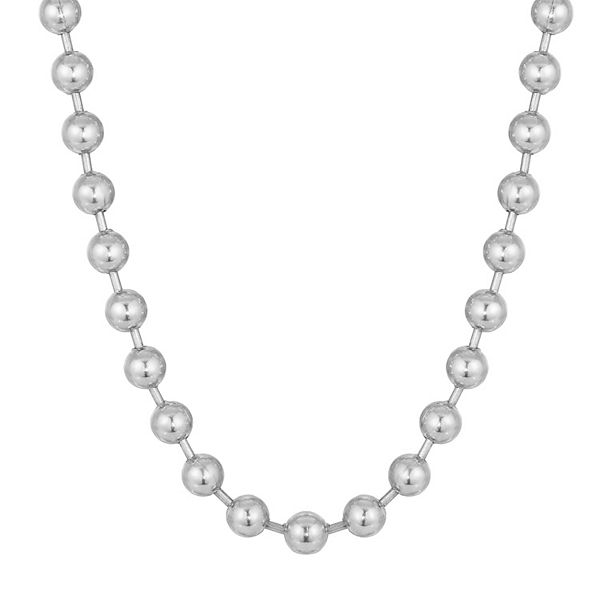 LYNX Stainless Steel Bead Chain Necklace