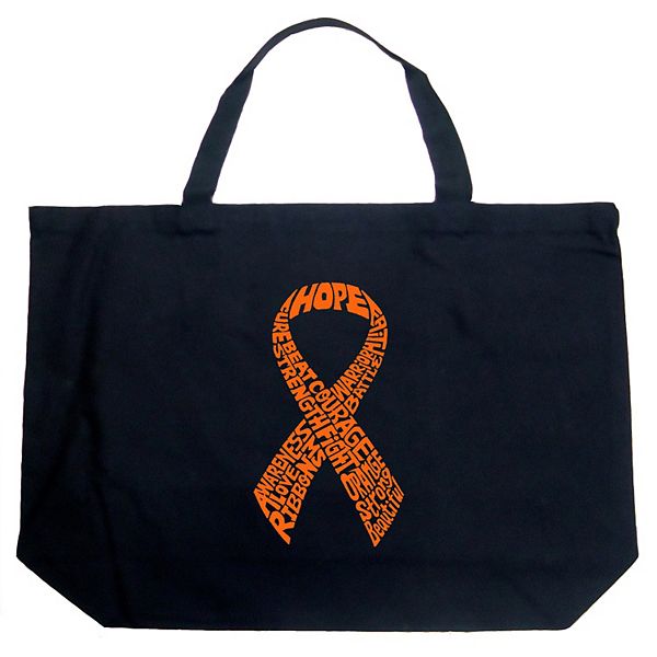 Large Word Art Tote Bag - Ms Ribbon