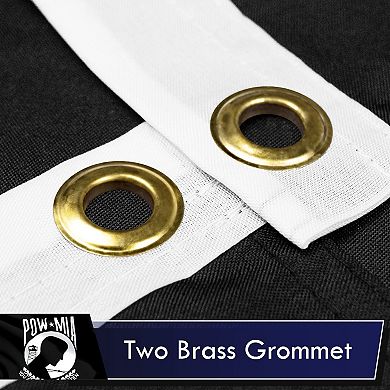 G128 POW 100D 3x5 Ft Printed Polyester Flag