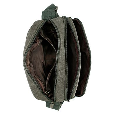 F.C Design Men Vintage Crossbody Canvas Messenger Shoulder Bag School ...