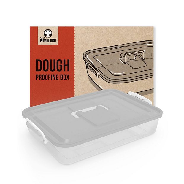 Stackable Pizza Dough Trays Commercial Dough Proofing Box Set - 4 With ...