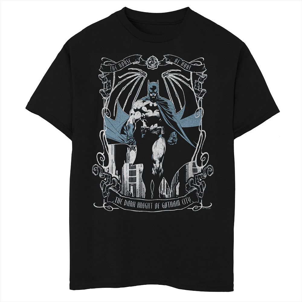 Boys Batman The Dark Knight Tarot Card Graphic Tee