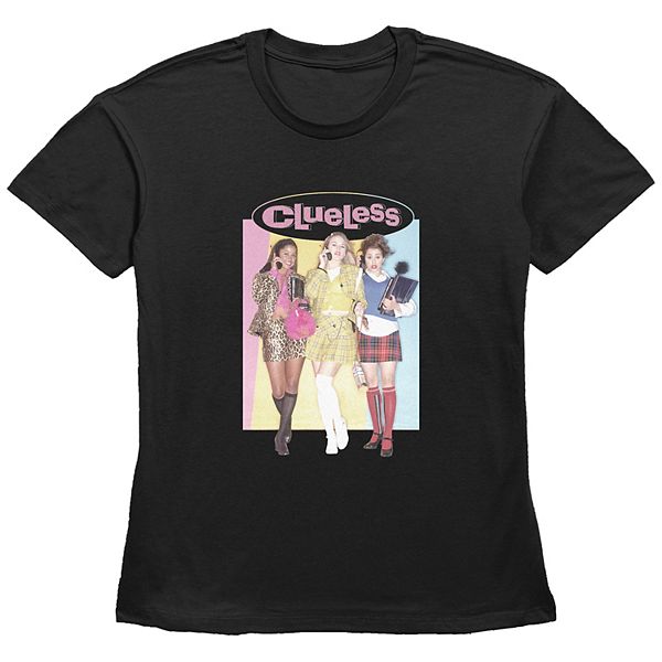 Juniors' Clueless Dionne Cher Tai Group Shot Graphic Tee