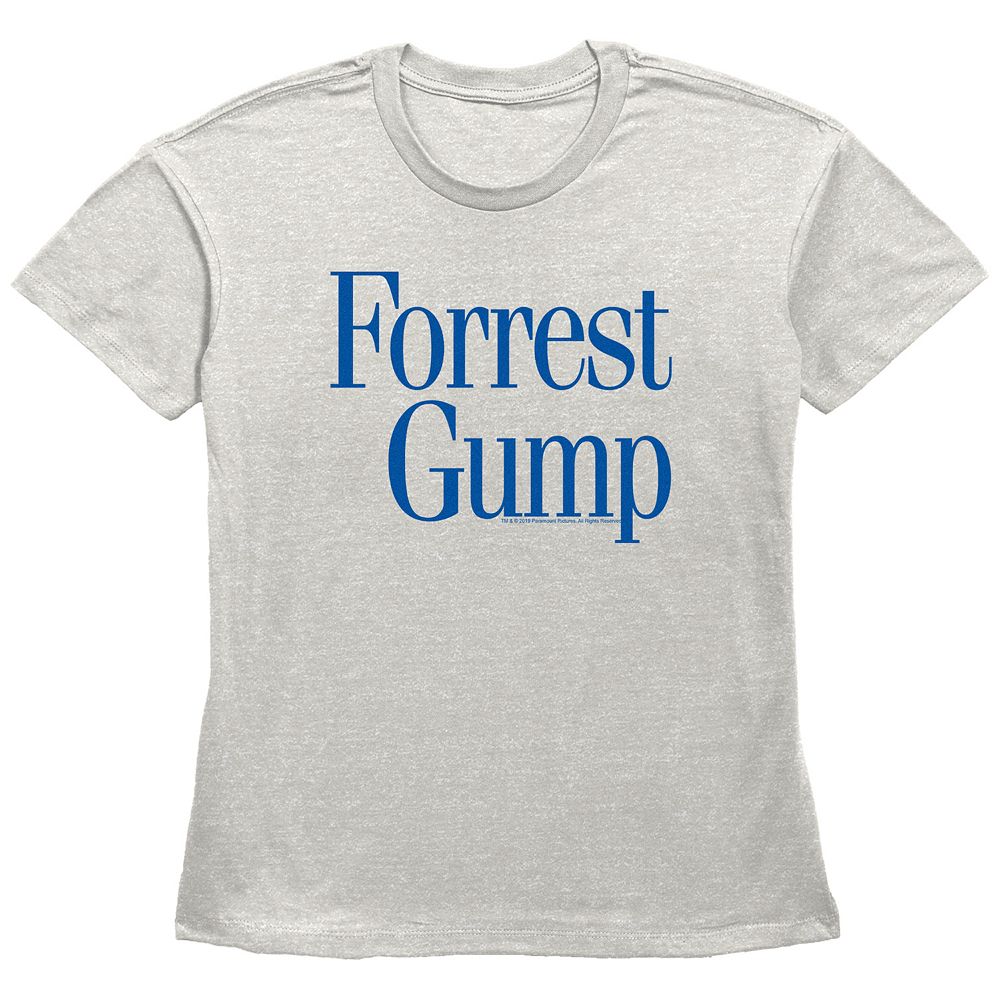 Juniors' Forrest Gump Simple Title Graphic Tee