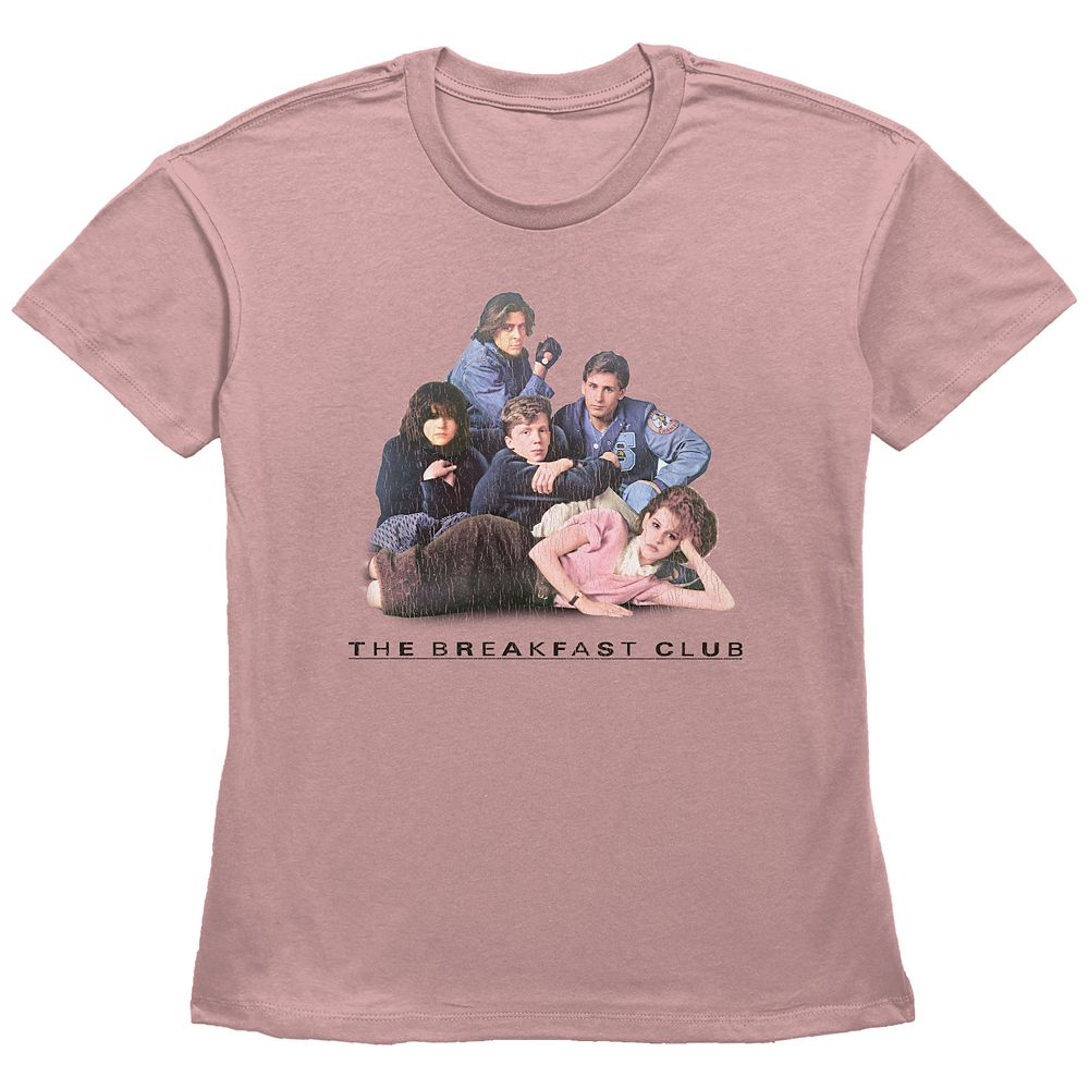 Juniors' The Breakfast Club Group Shot Poster Pose Graphic Tee