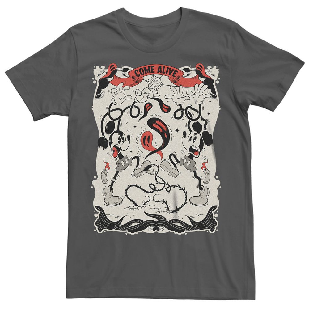 Disney's Mickey Mouse Men's Classic Halloween Come Alive Frame Tee