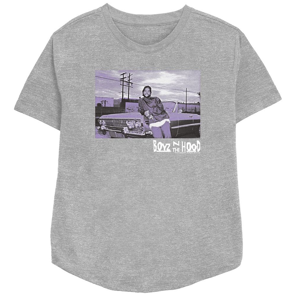Juniors' Boyz N the Hood Doughboy Car Photo Graphic Tee
