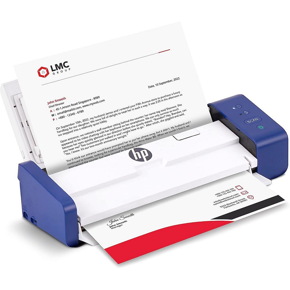 HP Duplex Document Scanner & Photo Scanner W/Auto-Feed Tray for 2-Sided ...