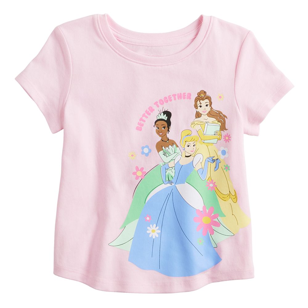Disney Princesses Toddler Girl "Better Together" Graphic Tee by Jumping ...