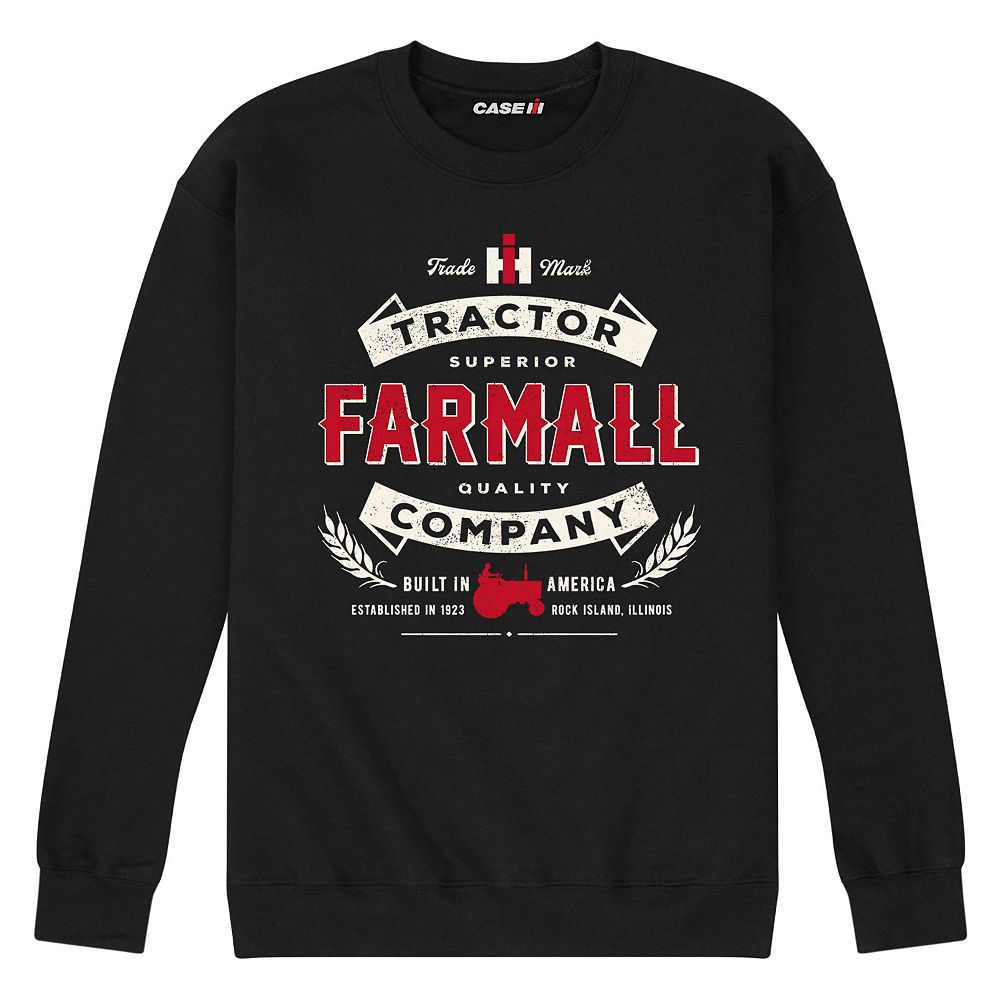 Men's Case IH Tractor Company Badge Fleece Sweatshirt