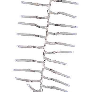Kurt Adler 1000-Light Cool White LED Cluster Garland
