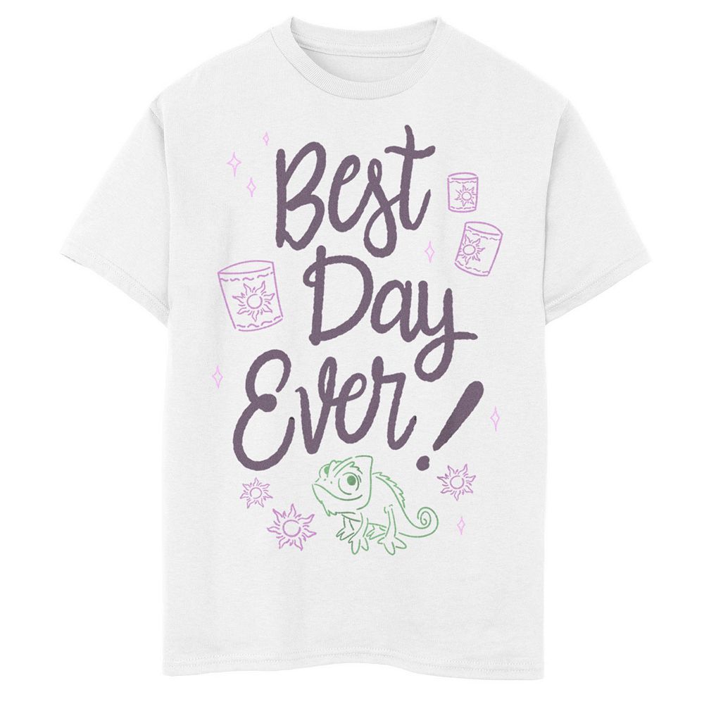 Disney's Tangled Boys 8-20 Pascal Best Day Ever Graphic Tee