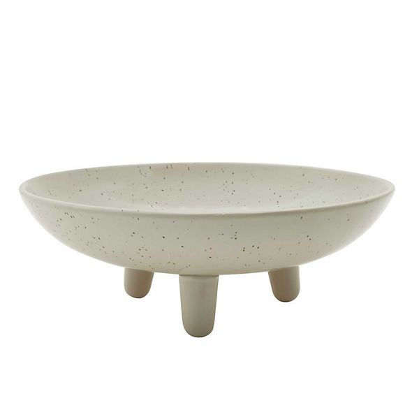 Everyday Decor Footed Ceramic Bowl