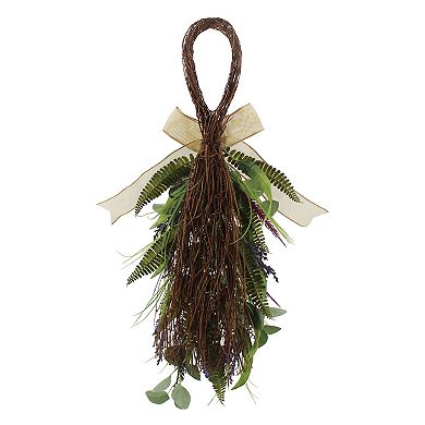 Sonoma Goods For Life® Mixed Lavender Grapevine Teardrop Swag