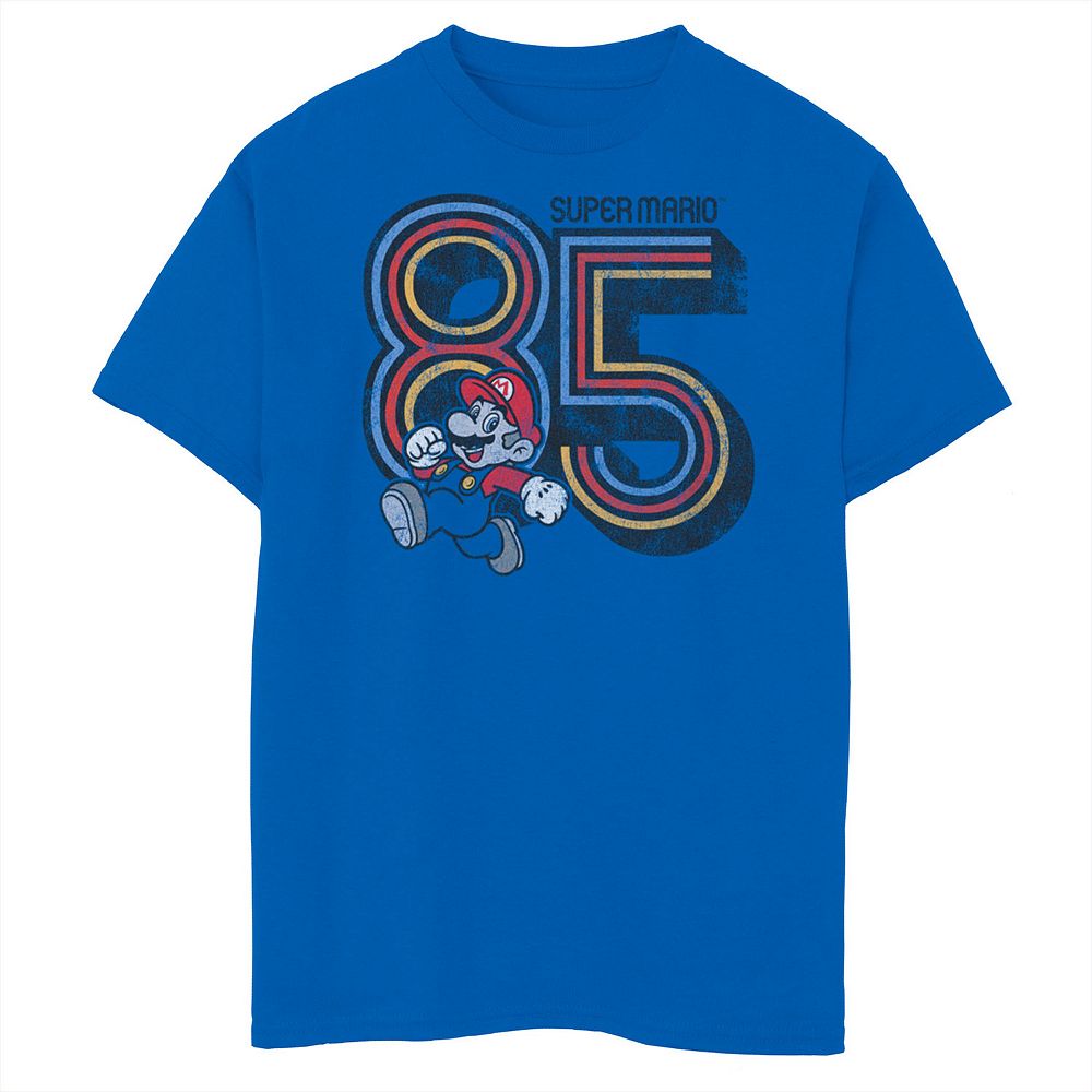 Boys Super Mario 85 Run Distressed Graphic Tee
