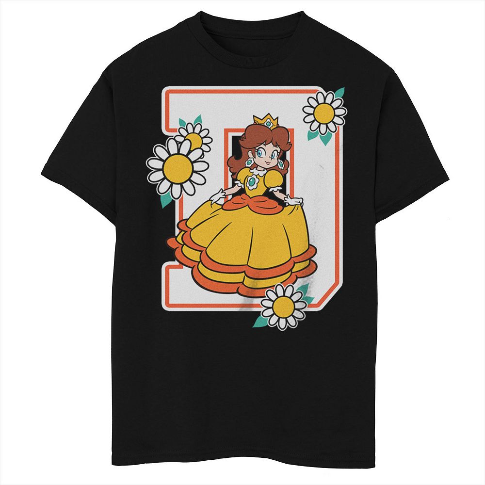 Boys 6-20 Nintendo Super Mario Princess Daisy Flowers Collegiate ...