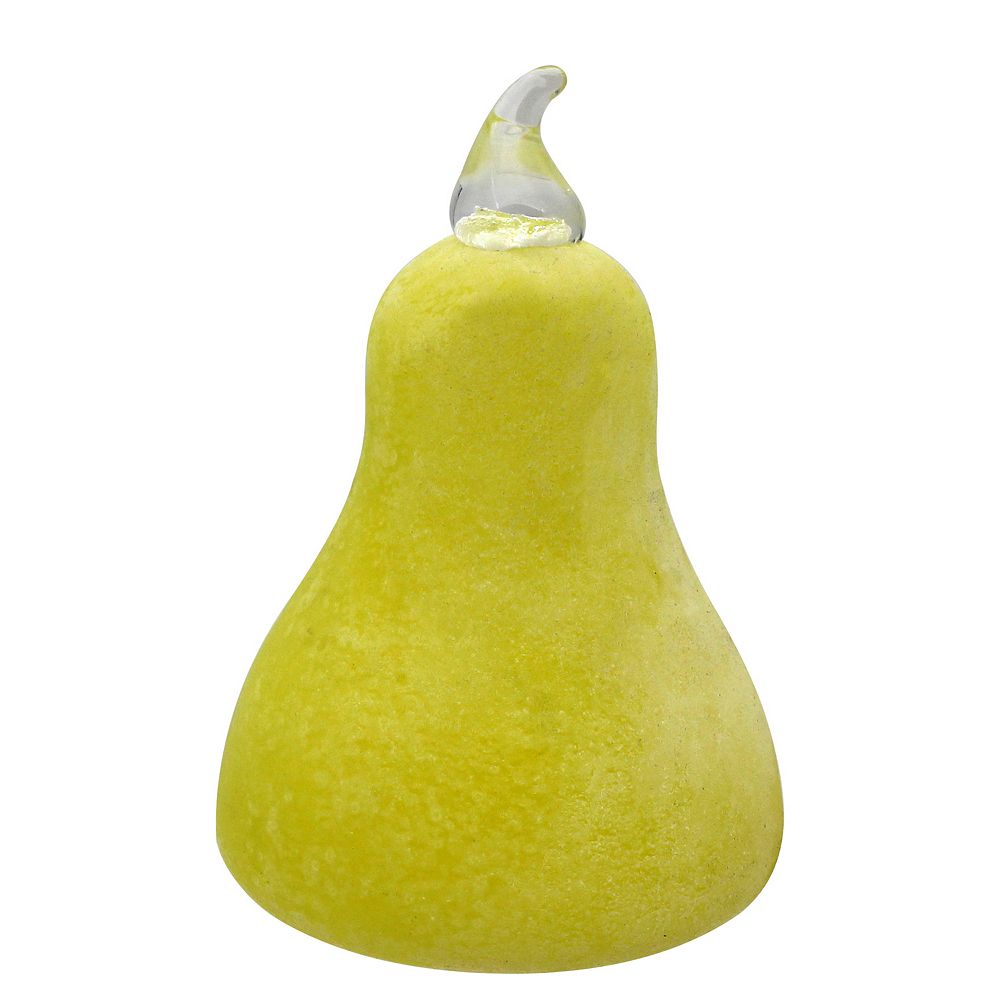Everyday Decor Glass Pear Table Decor