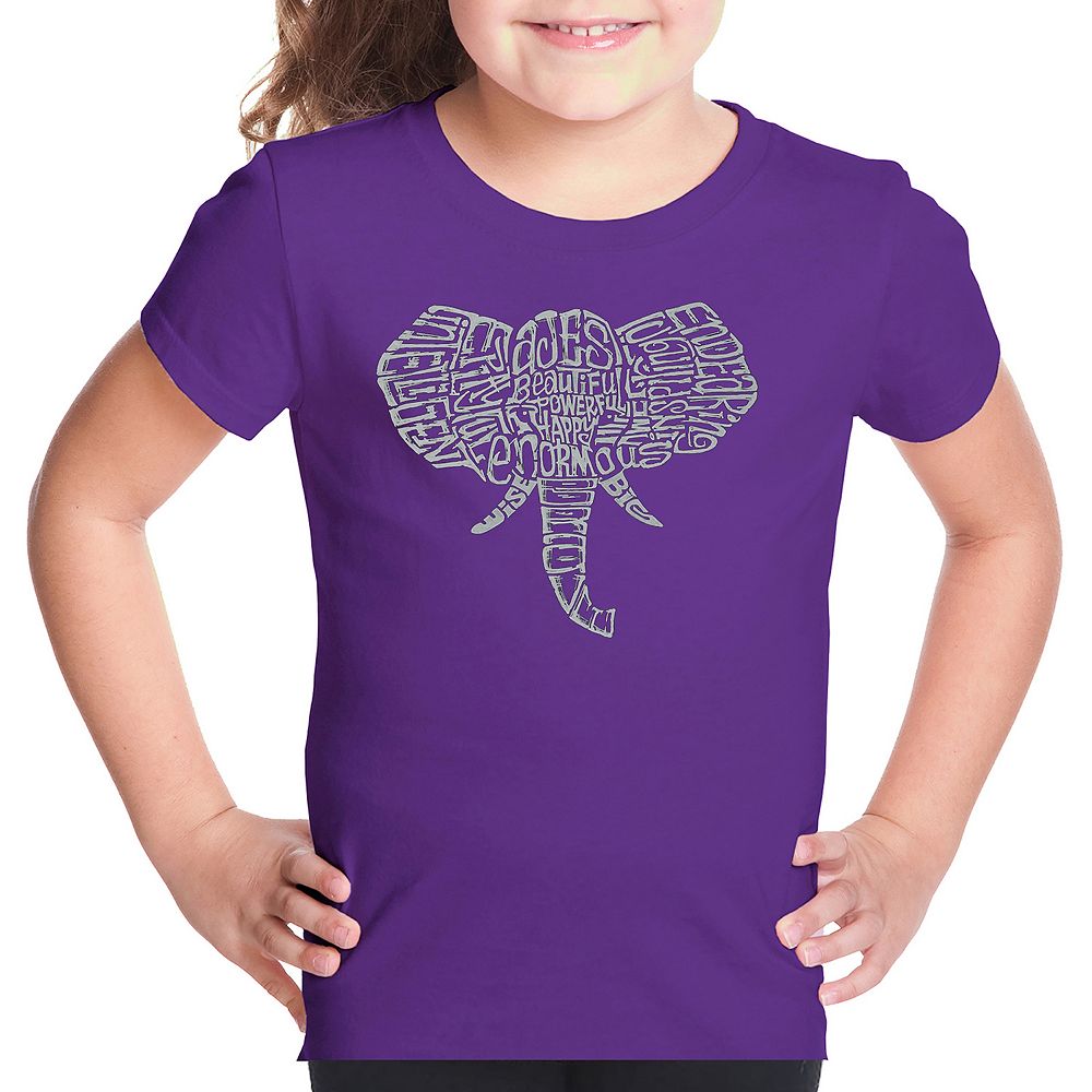 Tusks - Girl's Word Art T-shirt