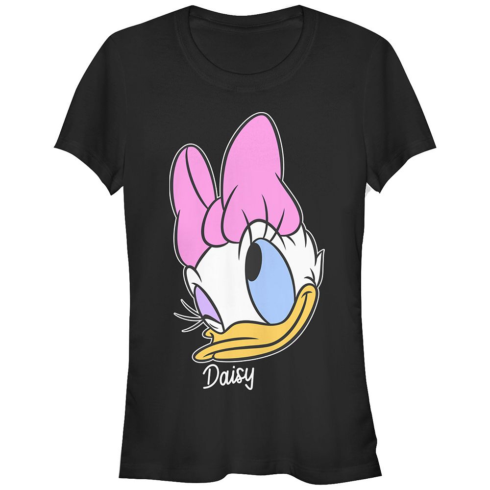 Disney's Daisy Duck Juniors' Winking Face Graphic Tee