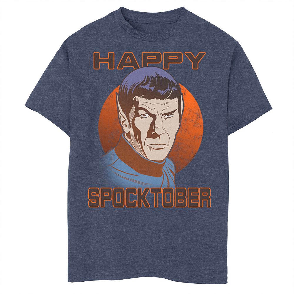 Boys 8-20 Star Trek Happy Spocktober Badge Graphic Tee