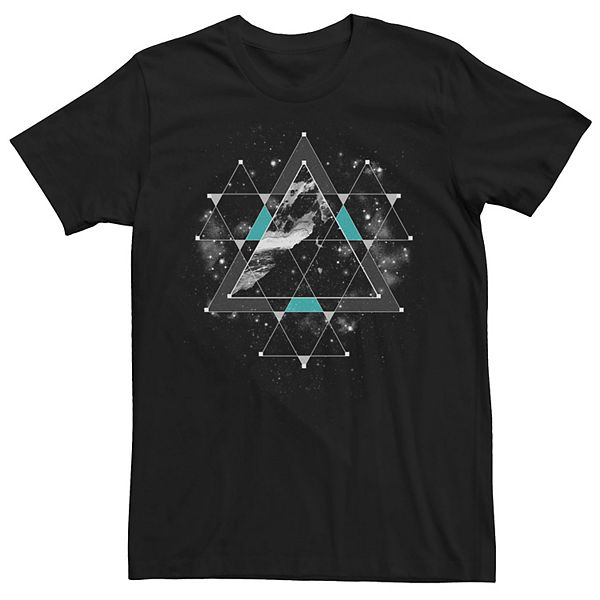 Men's Time & Space Triangles Graphic Tee