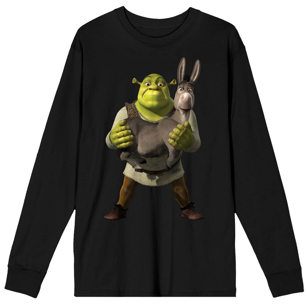 Men's Shrek Ogre & Donkey Graphic Tee