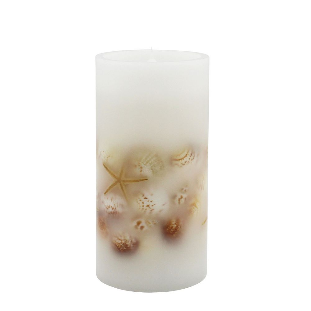Everyday Decor Shell Tall LED Candle