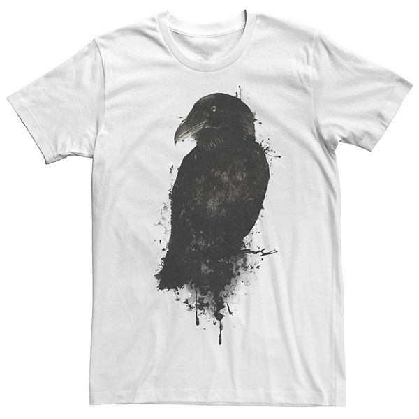 Men's Raven Splatter Paint Graphic Tee