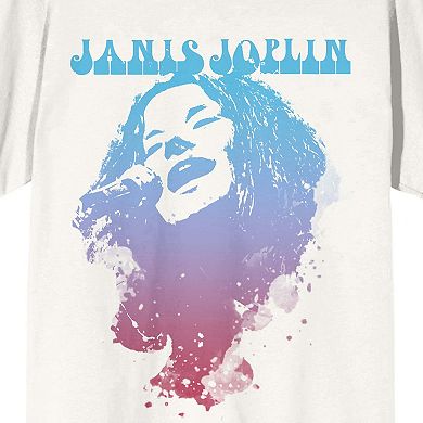 Men's Janis Joplin Two-Color Graphic Tee