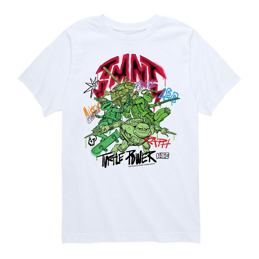 Boys 8-20 Teenage Mutant Ninja Turtles Mutant Mayhem Graffiti Graphic Tee