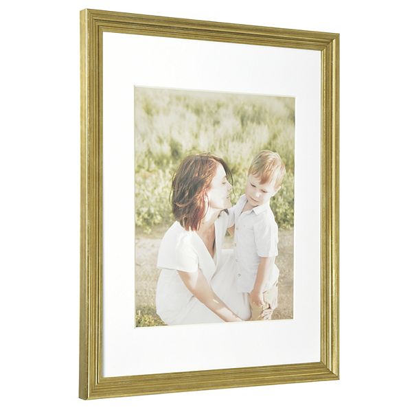 Belle Maison Gold Tone 11" x 14" Portrait Frame